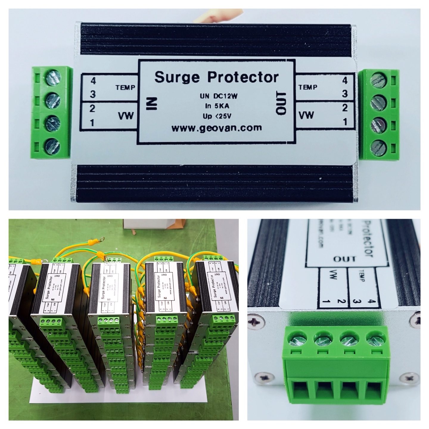 진동현 센서용 서지 프로텍터 Surge Protector for Vibrating Wire Transducer – (주)동아지반 – DongA-Geovan