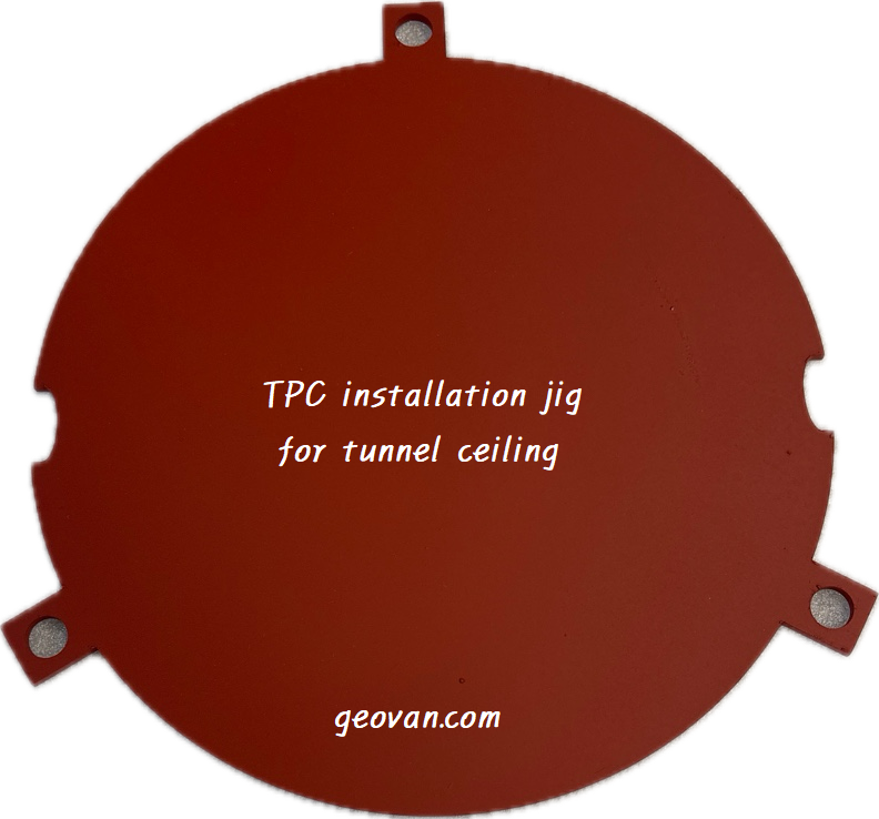 터널 천정 설치용 반력판 치구 – (주)동아지반 – DongA-Geovan